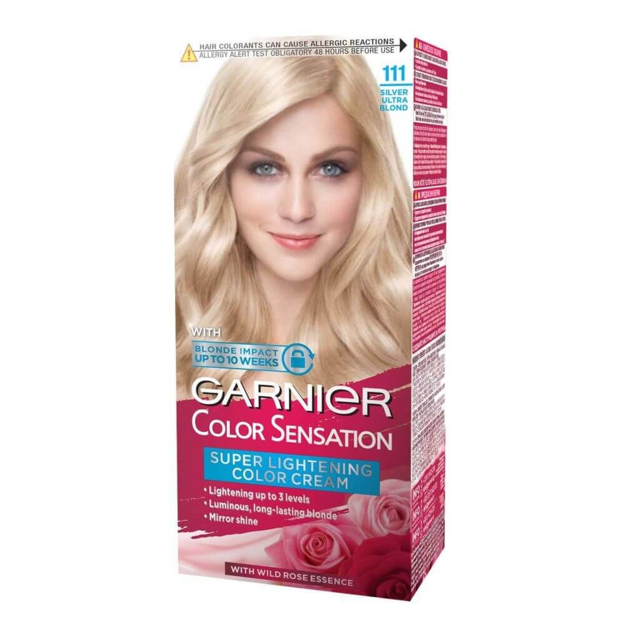 GARNIER COLOR SENSATION Трайна боя за коса 111 Silver Ultra Blond ...