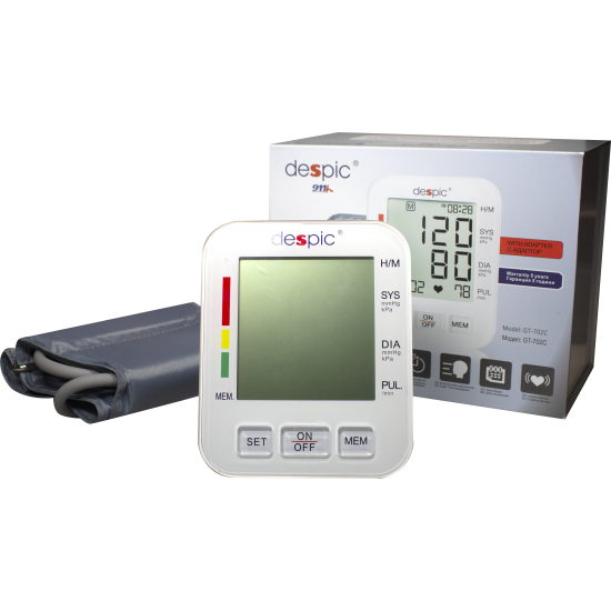АПАРАТ ЗА КРЪВНО НАЛЯГАНЕ DESPIC 911 GT702C електронен говорящ | Аптека Феникс