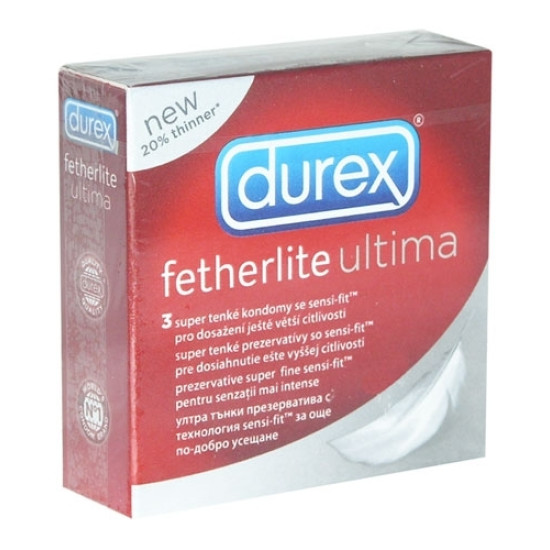 ПРЕЗЕРВАТИВИ DUREX FETHERLITE ULTIMA x 3 бр | Аптека Феникс