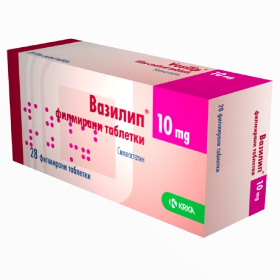 ᐉ ВАЗИЛИП табл 10 мг х 28 бр | Аптека Феникс