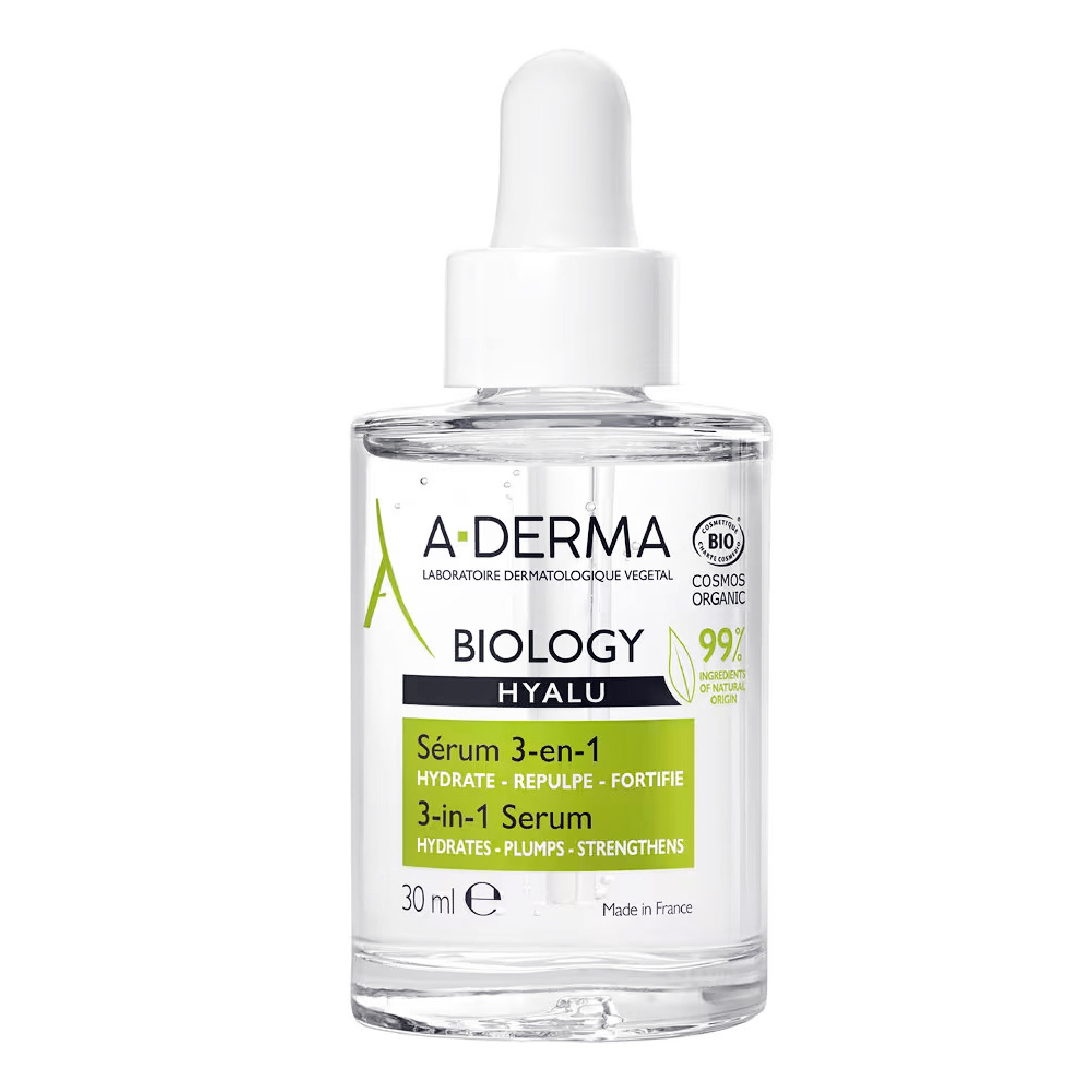 A-DERMA BIOLOGY HYALU 3in1 SERUM хидратиращ изпъващ и подсилващ серум ...
