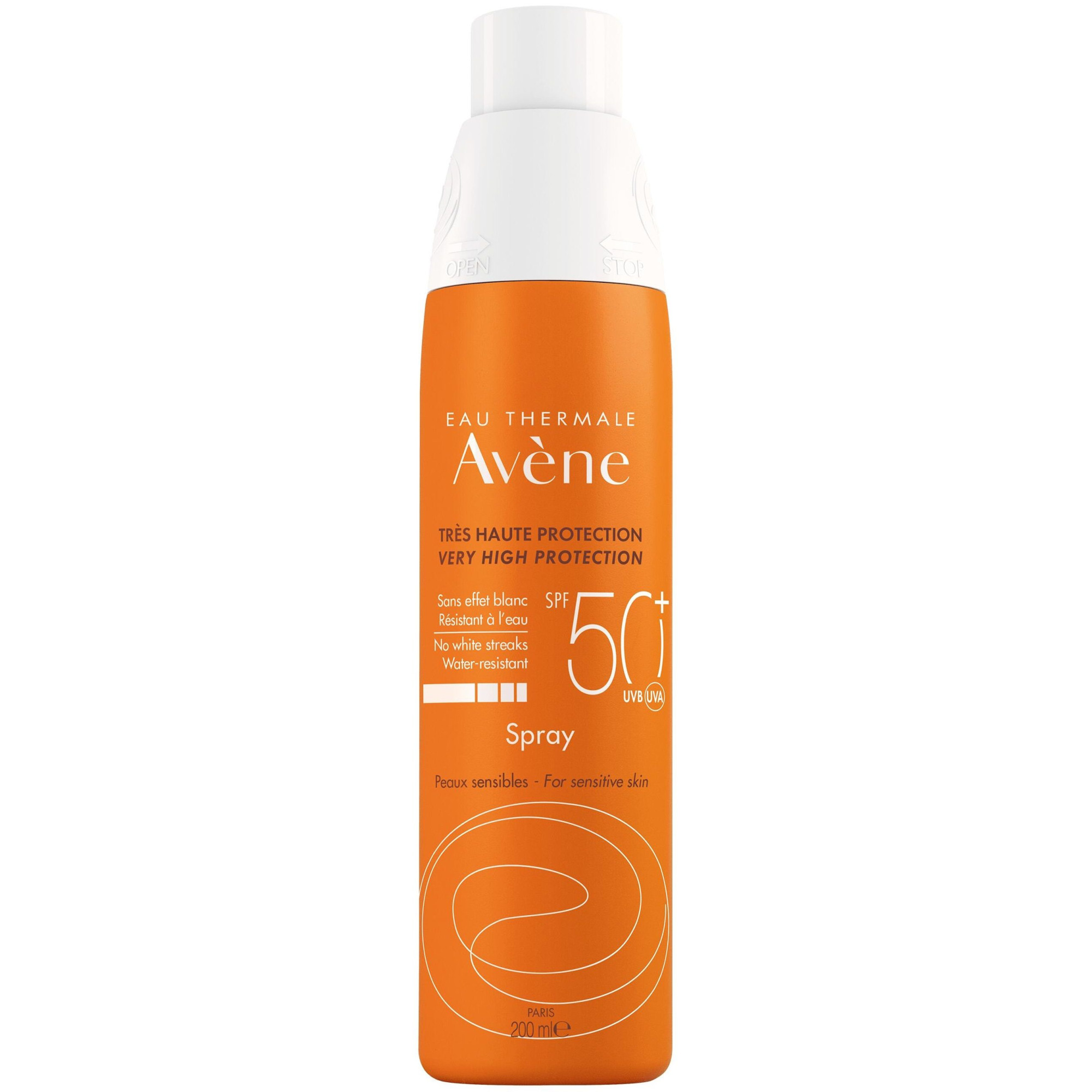 AVENE SUN SPF50+ SPRAY слънцезащитен спрей за възрастни за лице и тяло за чувствителна кожа 200 ...