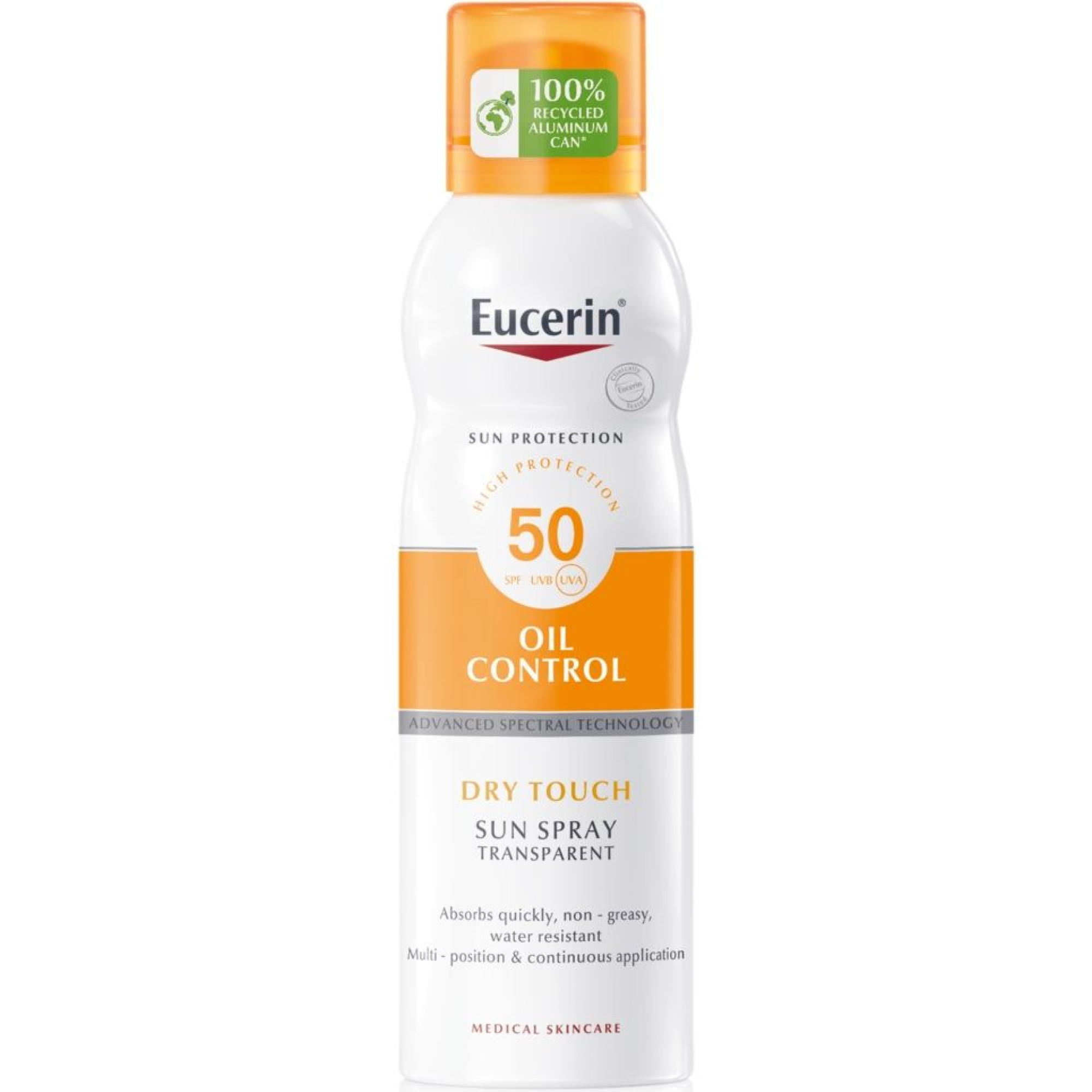 EUCERIN SUN OIL CONTROL DRY TOUCH SPF50 Spray прозрачен охлаждащ ...