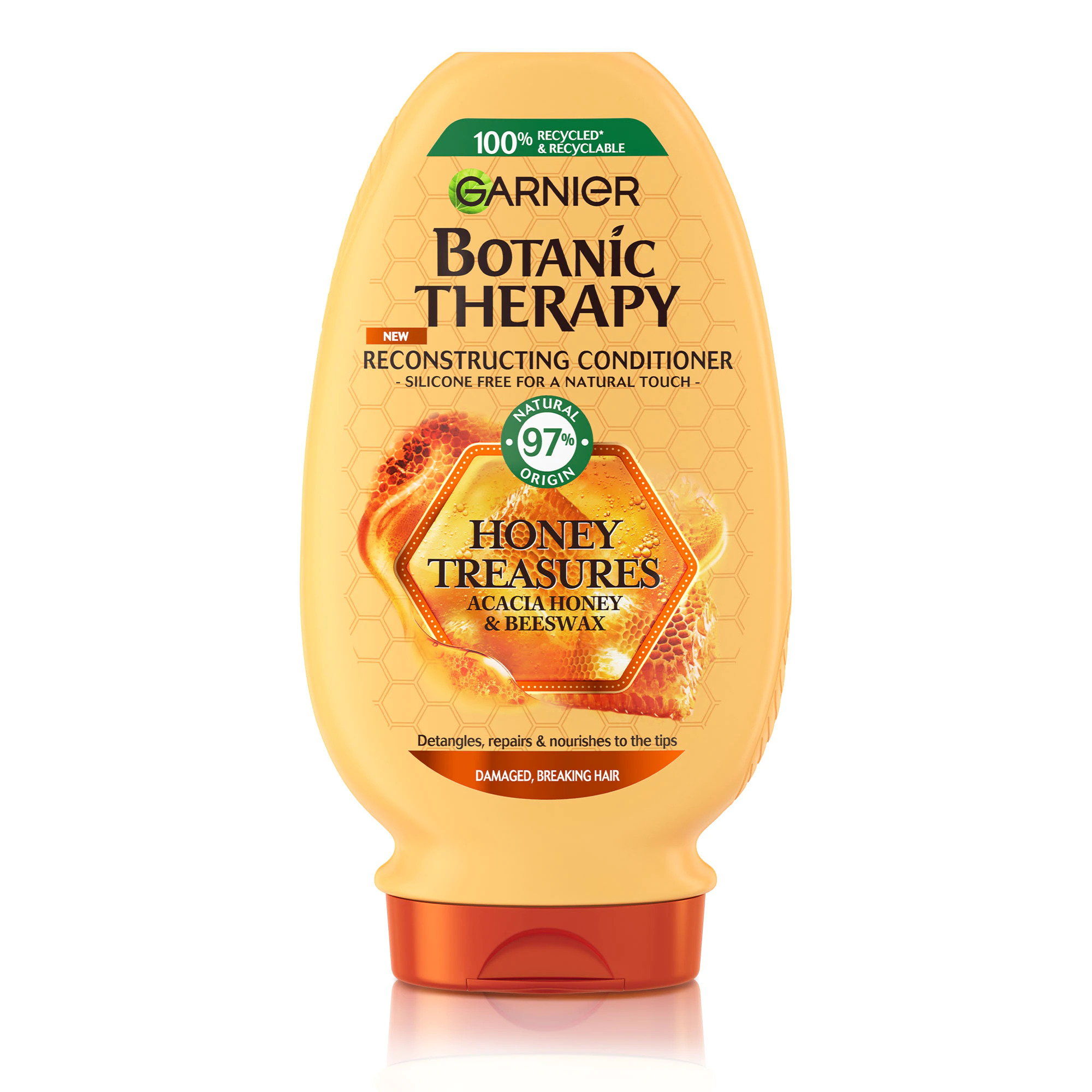 ГАРНИЕ BOTANIC THERAPY HONEY TREASURES балсам за увредена коса склонна ...