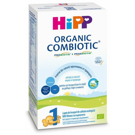 HIPP ORGANIC COMBIOTIC 1 адаптирано мляко за кърмачета 300 г | Аптека ...