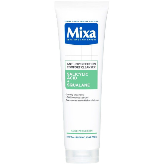 MIXA ANTI-IMPERFECTION COMFORT CLEANSER SALICYLIC ACID+SQUALANE ...