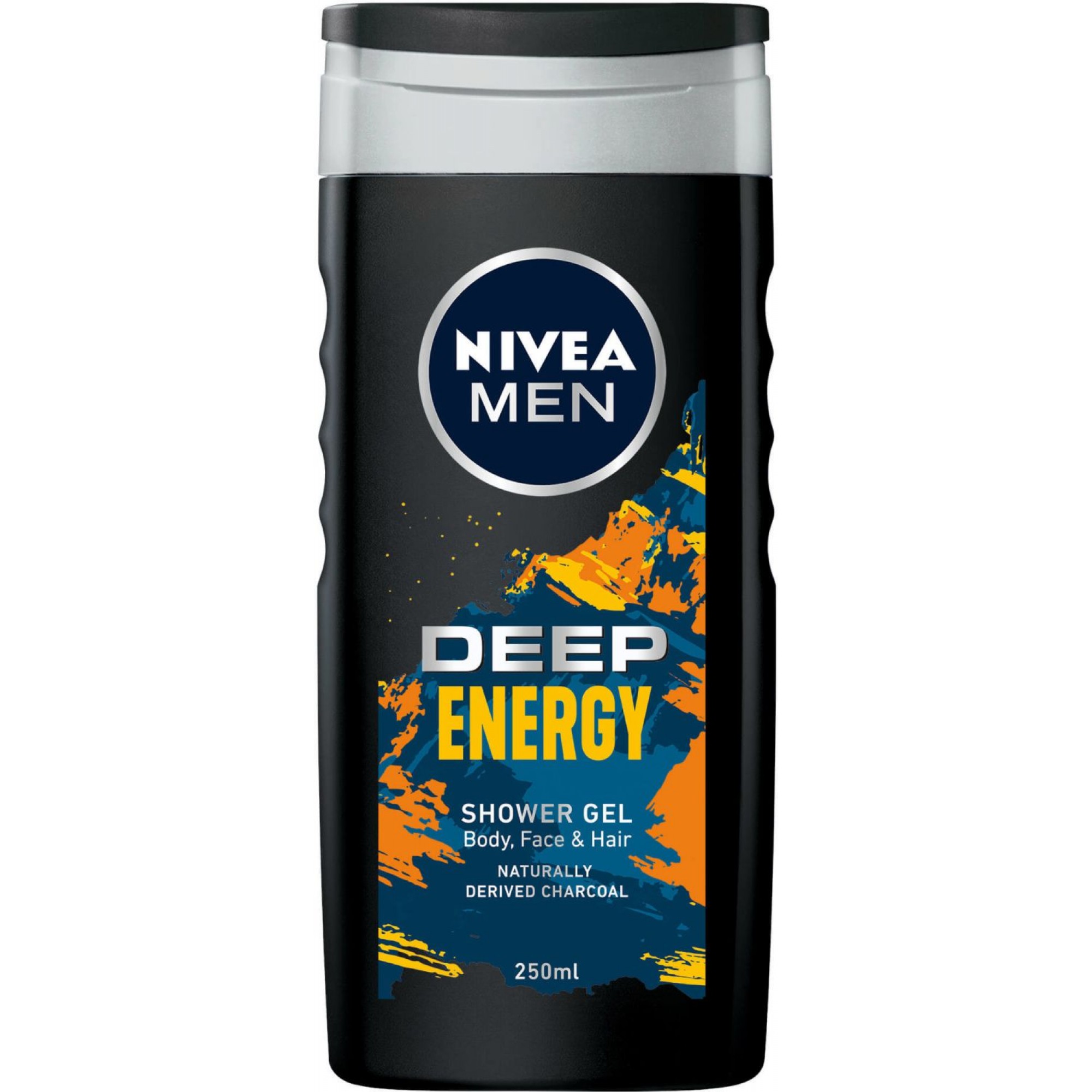 НИВЕА MEN DEEP ENERGY душ гел за лице, коса и тяло за мъже 250 мл ...