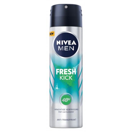 НИВЕА MEN DEO FRESH KICK 48H део спрей против изпотяване за мъже 150 мл ...