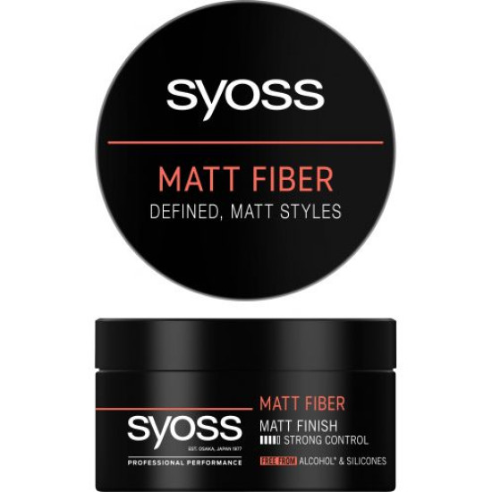 SYOSS MATT FIBER матираща паста за коса за силна фиксация 100 мл ...