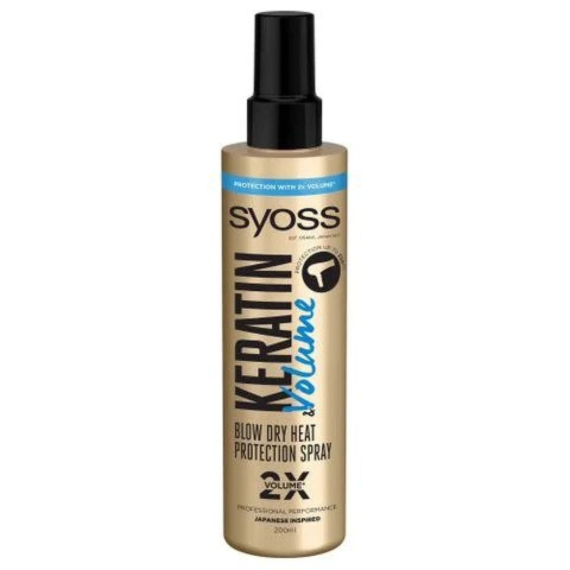 SYOSS KERATIN Volume Спрей за коса за топлинна защита и обем, 200 мл ...
