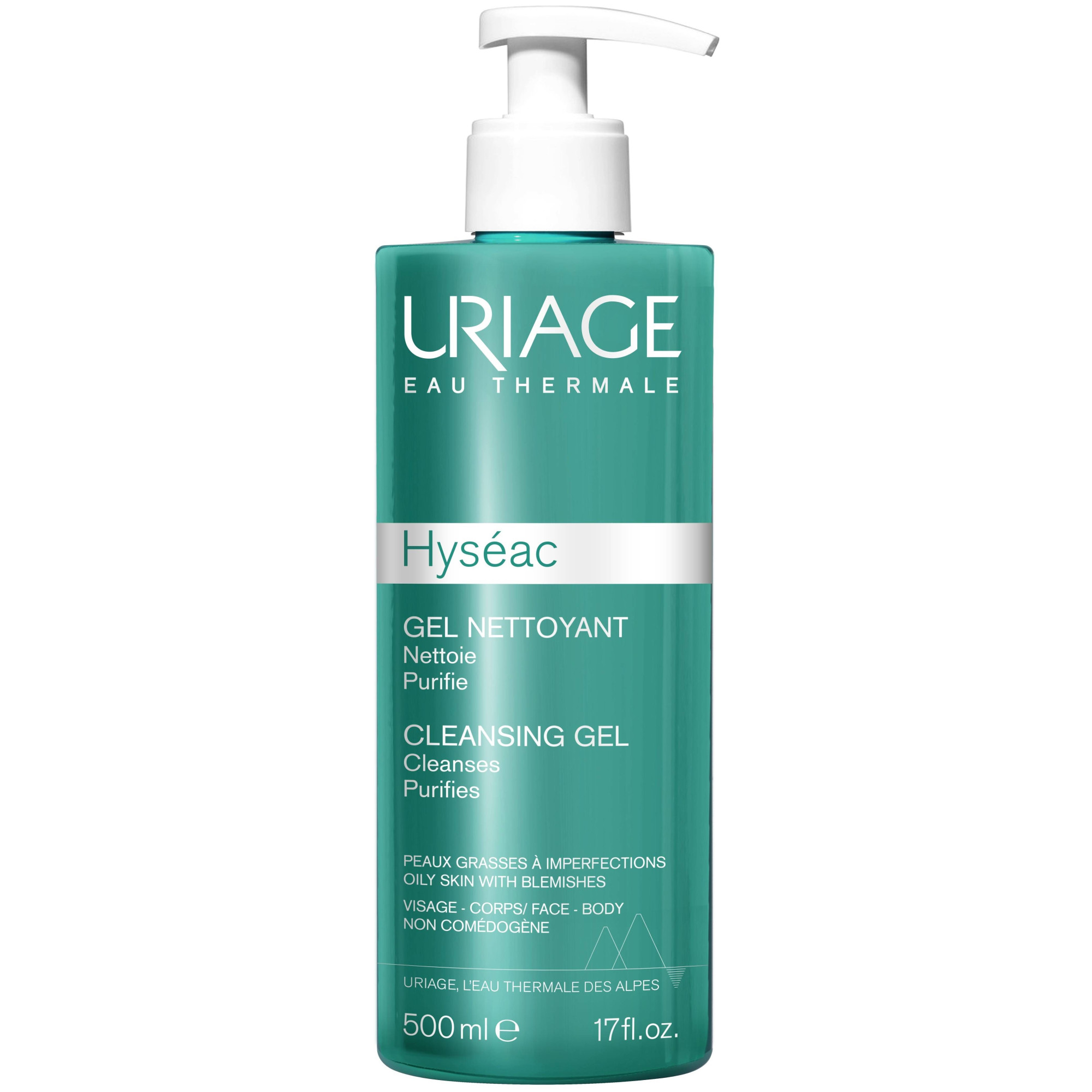 URIAGE HYSEAC ANTI-BLEMISH CLEANSING GEL почистващ гел за лице и тяло ...