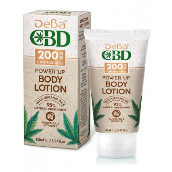 ДЕВА CBD POWER UP BODY LOTION енергизиращ лосион за тяло с канабидиол 150 мл | Аптека Феникс