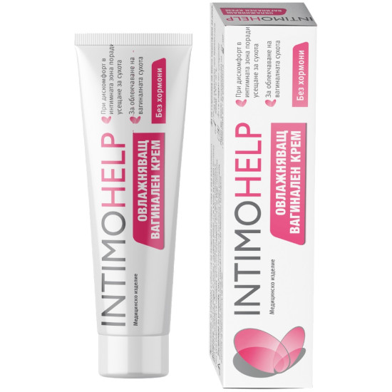 ИНТИМО ХЕЛП овлажняващ вагинален крем без хормони 50 мл | Аптека Феникс