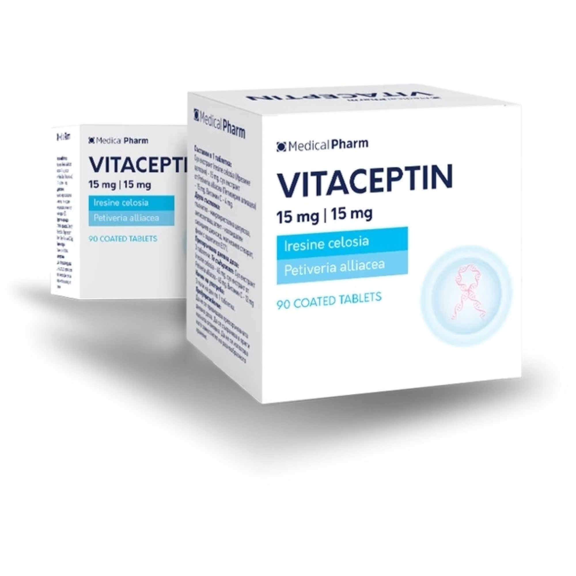 ВИТАЦЕПТИН табл 15/15 мг x 90 бр | Аптека Феникс