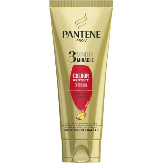 PANTENE PRO V 3 MINUTE MIRACLE COLOUR PROTECT балсам за боядисана коса ...