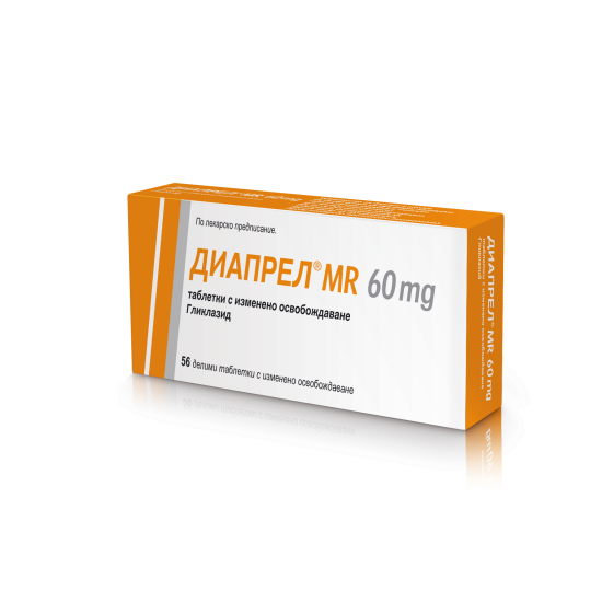 ДИАПРЕЛ MR табл 60 мг х 56 бр | Аптека Феникс