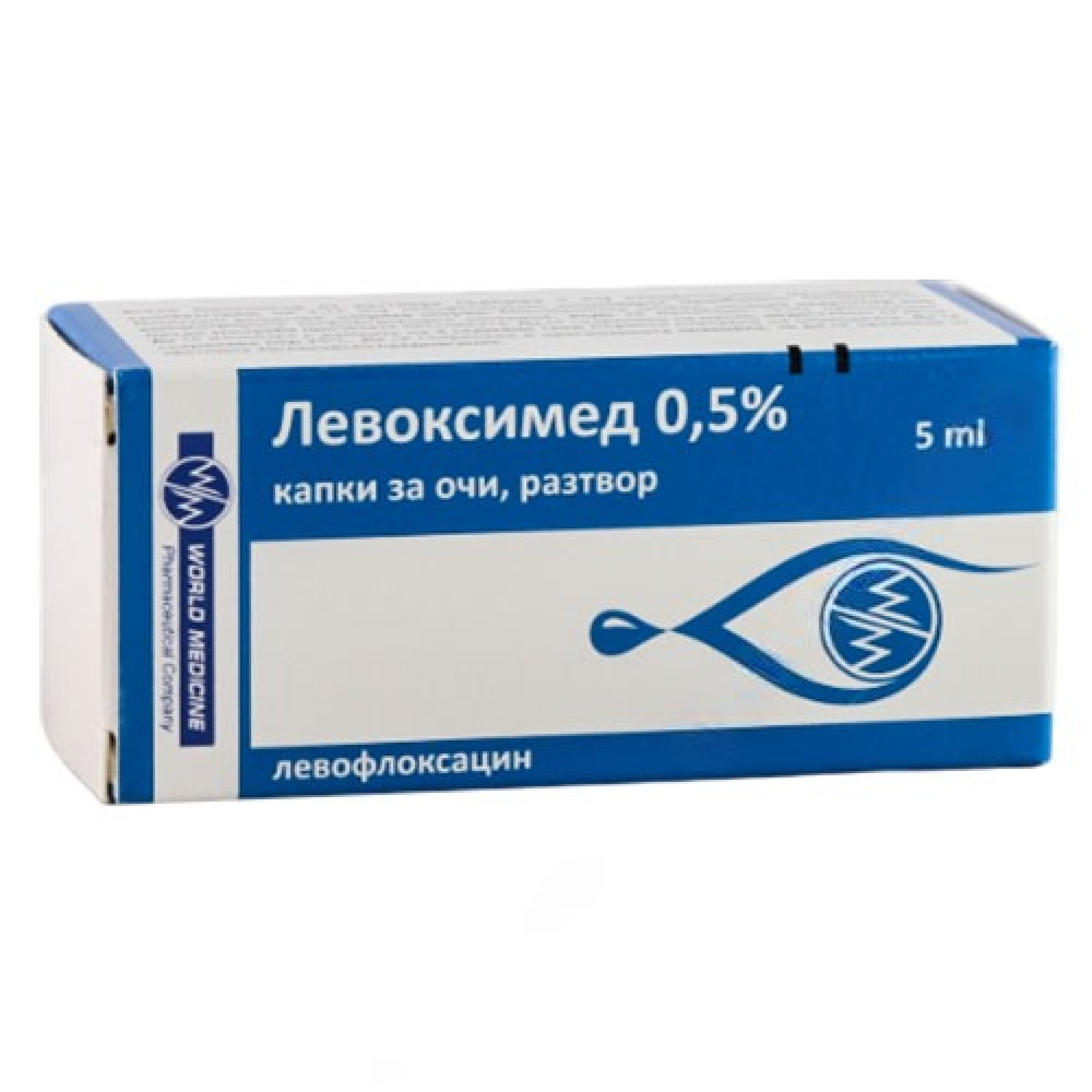 ЛЕВОКСИМЕД 0.5 % капки за очи разтвор 5 мл | Аптека Феникс