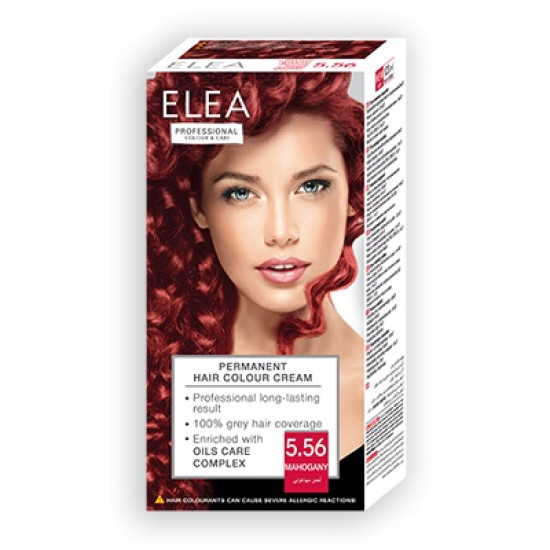 ELEA PROFESSIONAL COLOUR & CARE крем-боя за коса 5.56 MAHOGANY | Аптека Феникс