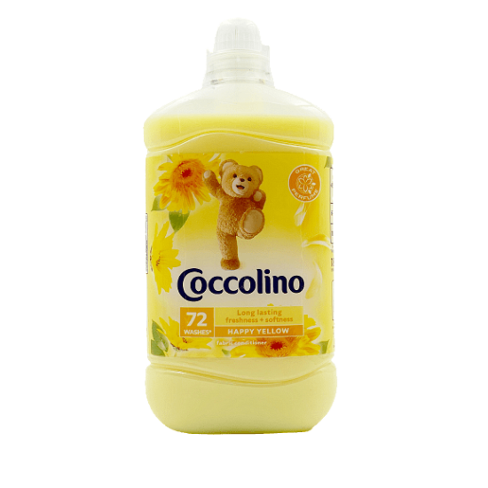 КОКОЛИНО HAPPY YELLOW концентриран омекотител 1800 мл /72 пранета ...