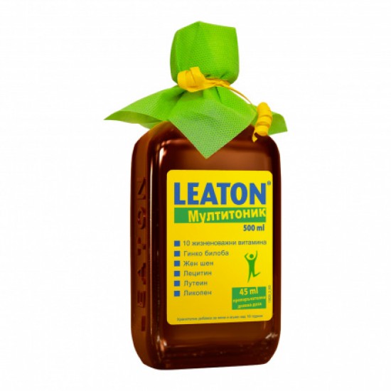ЛЕАТОН МУЛТИТОНИК за възрастни сироп 500 мл | Аптека Феникс
