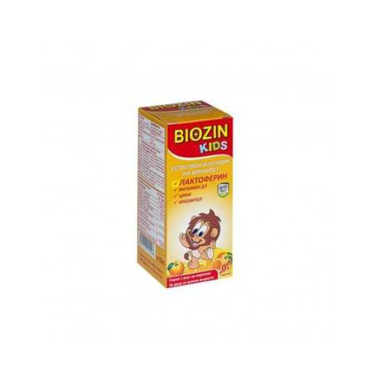 БИОЗИН КИДС с ЛАКТОФЕРИН сироп 100 мл | Аптека Феникс