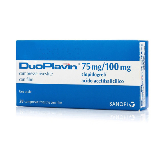 ДУОПЛАВИН табл 75 мг/100 мг х 28 бр | Аптека Феникс
