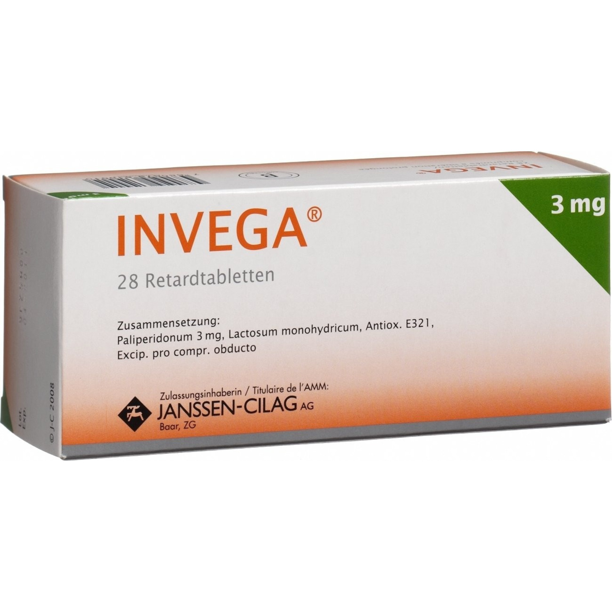 ИНВЕГА БУТИЛКА табл 3 мг х 30 | Аптека Феникс