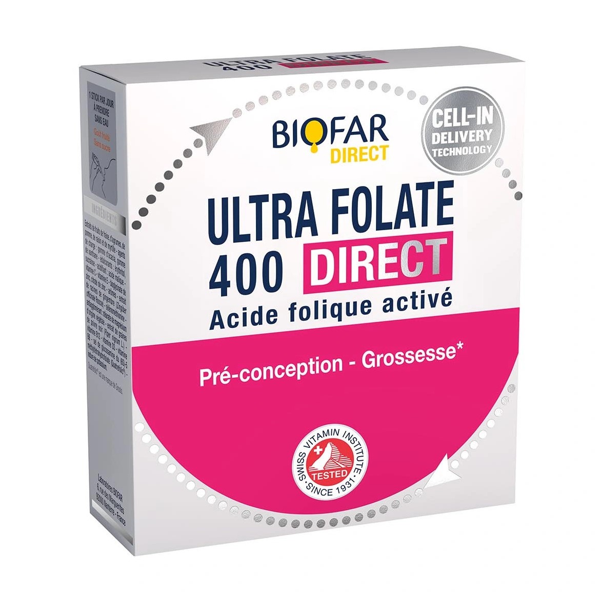 ᐉ БИОФАР УЛТРА ФОЛИК 400 ДИРЕКТ саше х 14 бр | Аптека Феникс