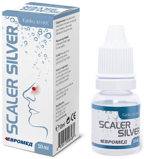 СРЕБЪРНА ВОДА SCALER SILVER сол 10 мл | Аптека Феникс