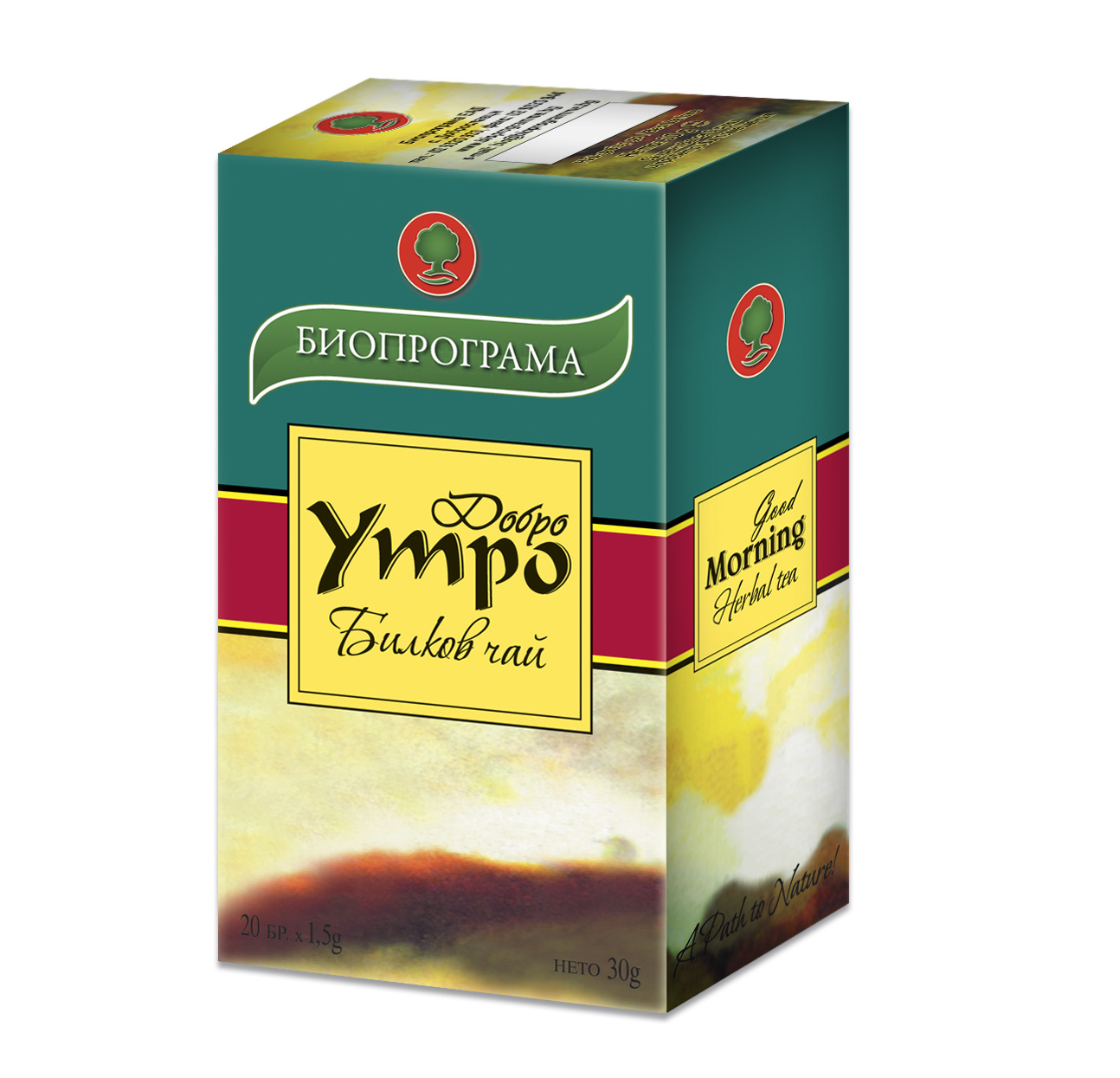 ЧАЙ ДОБРО УТРО филтър x 20 бр БИОПРОГРАМА | Аптека Феникс