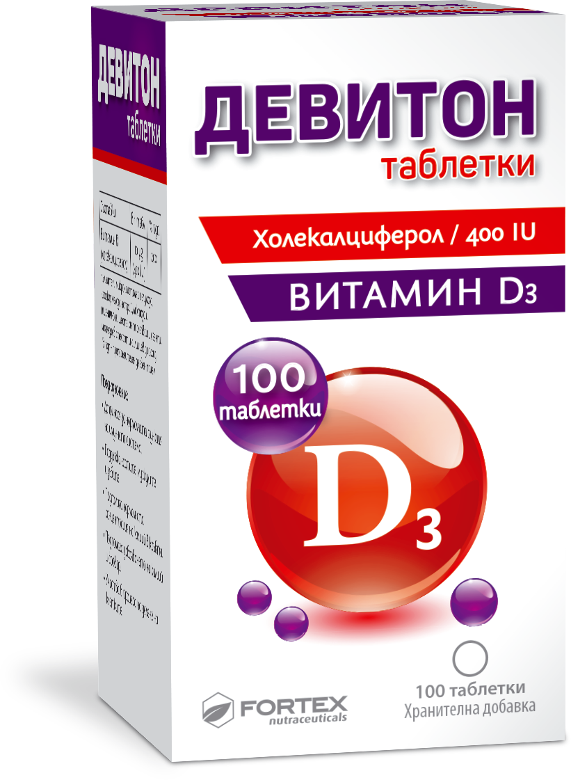 ДЕВИТОН табл х 100 бр | Аптека Феникс