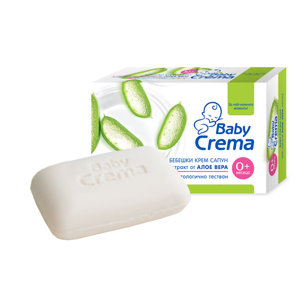 BABY CREMA бебешки сапун с екстракт от алое вера 75 гр | Аптека Феникс