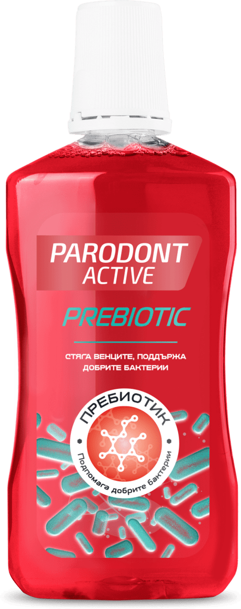 АСТЕРА вода за уста PARODONT ACTIVE PREBIOTIC с пребиотици 500 мл | Аптека Феникс