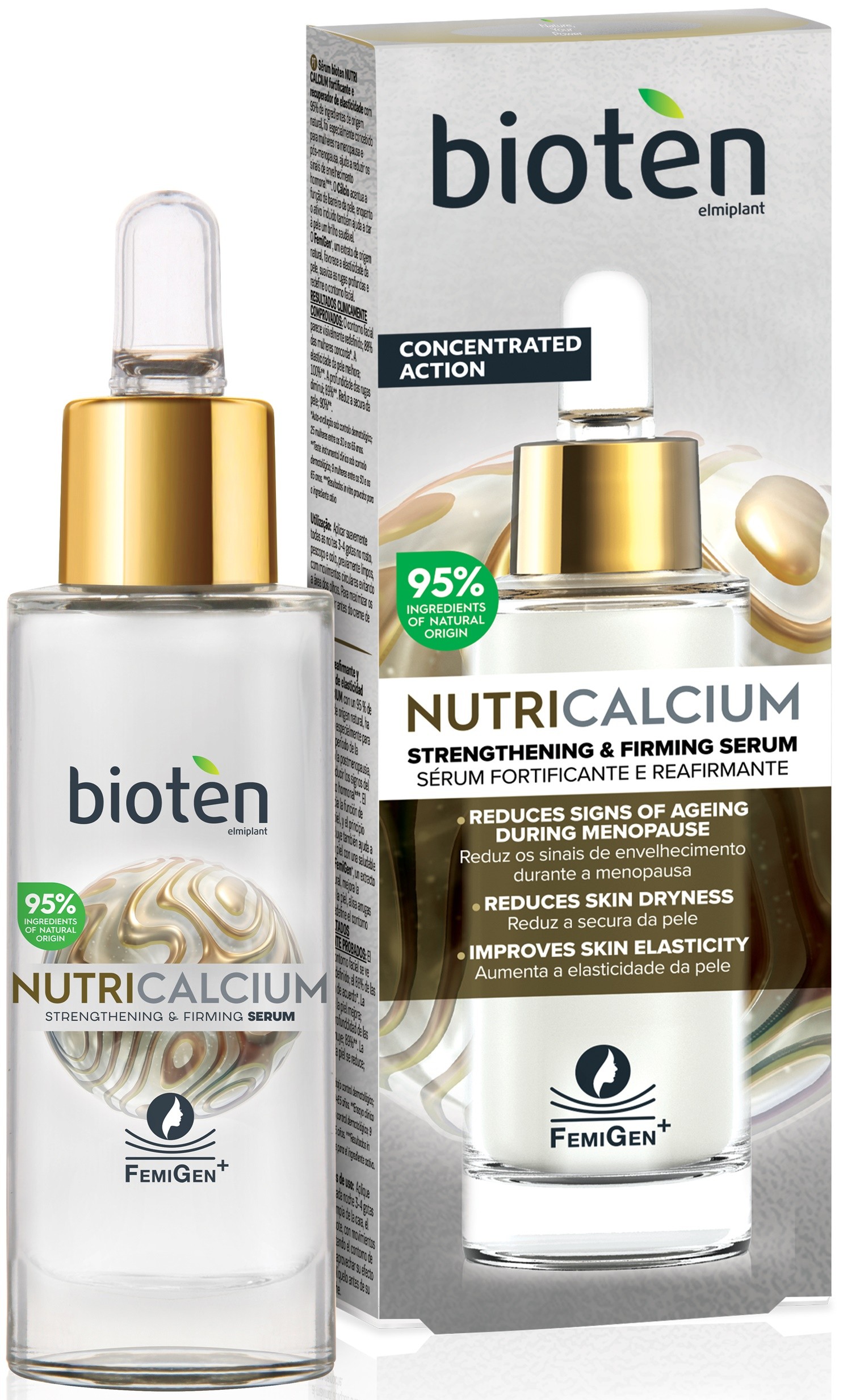 БИОТЕН NUTRI CALCIUM серум за лице 30 мл | Аптека Феникс