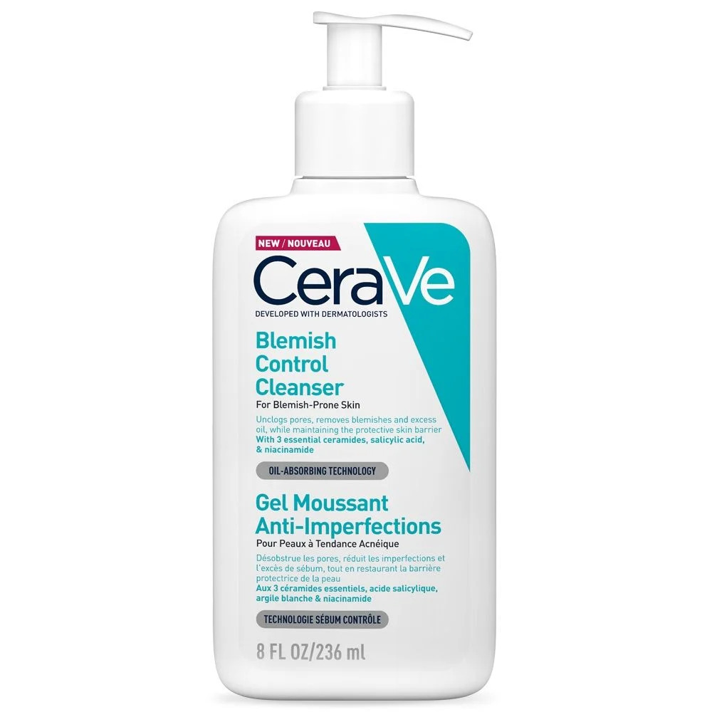 CERAVE BLEMISH CONTROL CLEANSER почистващ гел за лице против ...