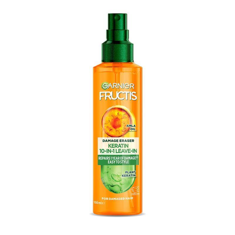 GARNIER FRUCTIS SOS Keratin Filler 10 in 1 термозащитен спрей с кератин ...