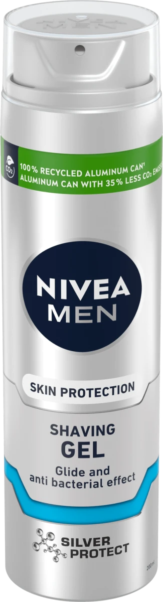 НИВЕА Men Silver Protect гел за бръснене за мъже 200 мл Аптека Феникс