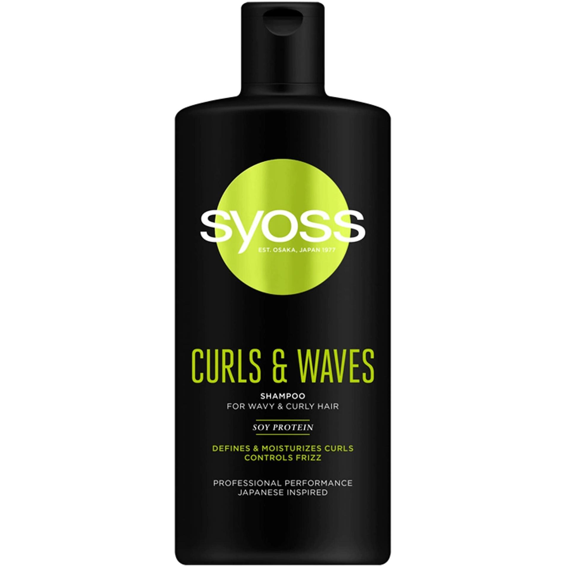 SYOSS CURLS & WAVES подхранващ шампоан за къдрава или чуплива коса 440 ...