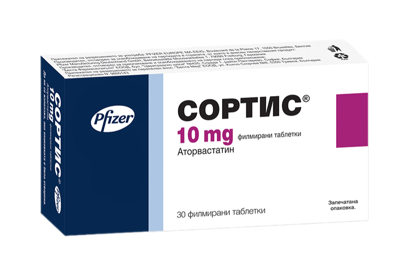 СОРТИС табл 10 мг x 30 бр | Аптека Феникс