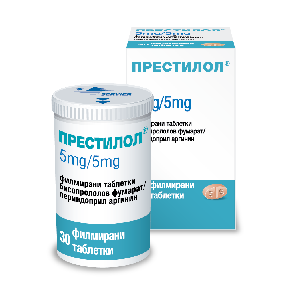 ПРЕСТИЛОЛ табл 5 мг/5 мг x 30 бр | Аптека Феникс