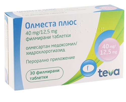 ОЛМЕСТА ПЛЮС табл 40/12,5 х 28 бр | Аптека Феникс
