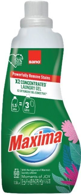 САНО MAXIMA MOMENTS OF JOY GEL x2 концентриран гел за пране /60 пранета ...