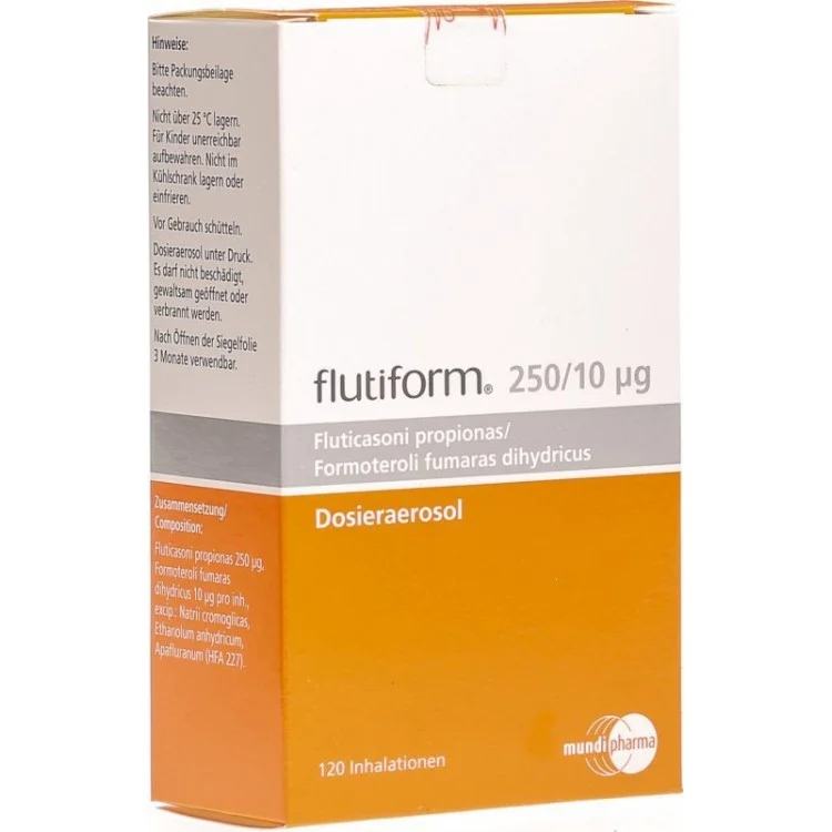 ФЛУТИФОРМ инх 250 мкг/10 мкг 120 дози | Аптека Феникс